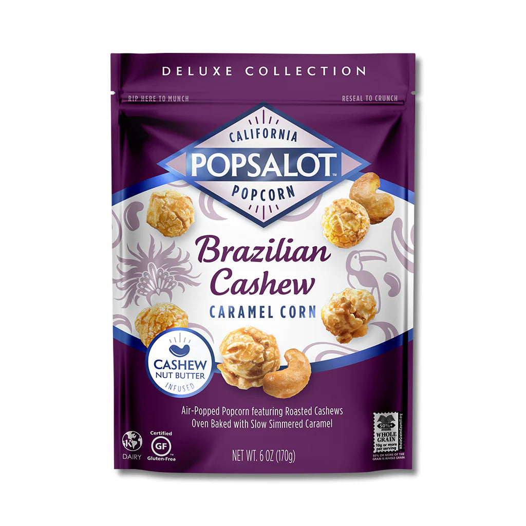 Gourmet Popcorn | Brazilian Cashew Caramel Popcorn – Popsalot